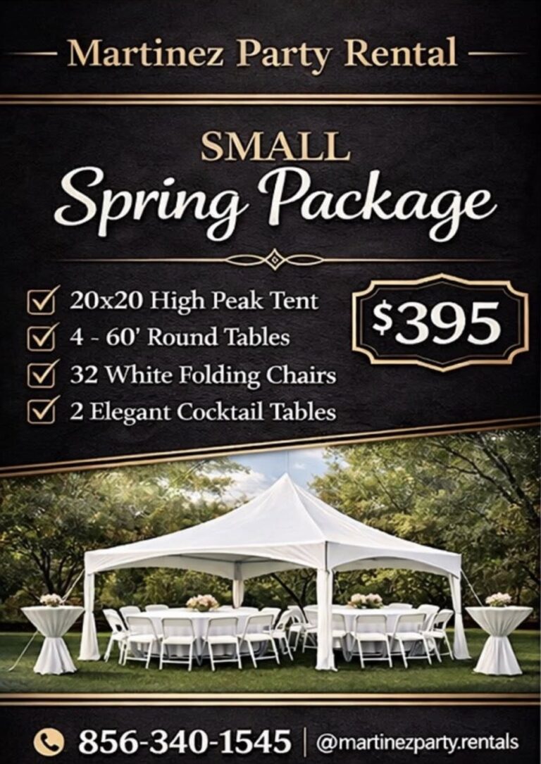 Party & Event Rentals in South Jersey - Martinez Party Rentals